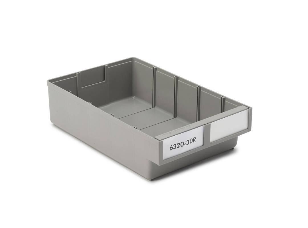 Treston ReBOX hyllylaatikko 186x300x80 harmaa 20 kpl | Treston